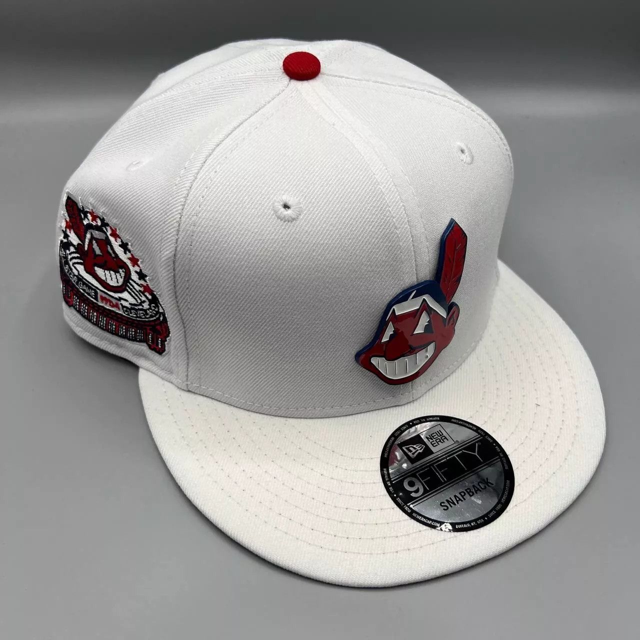 New Era Cleveland Indians Guardians Metal Logo Hat Snapback Cap New ...