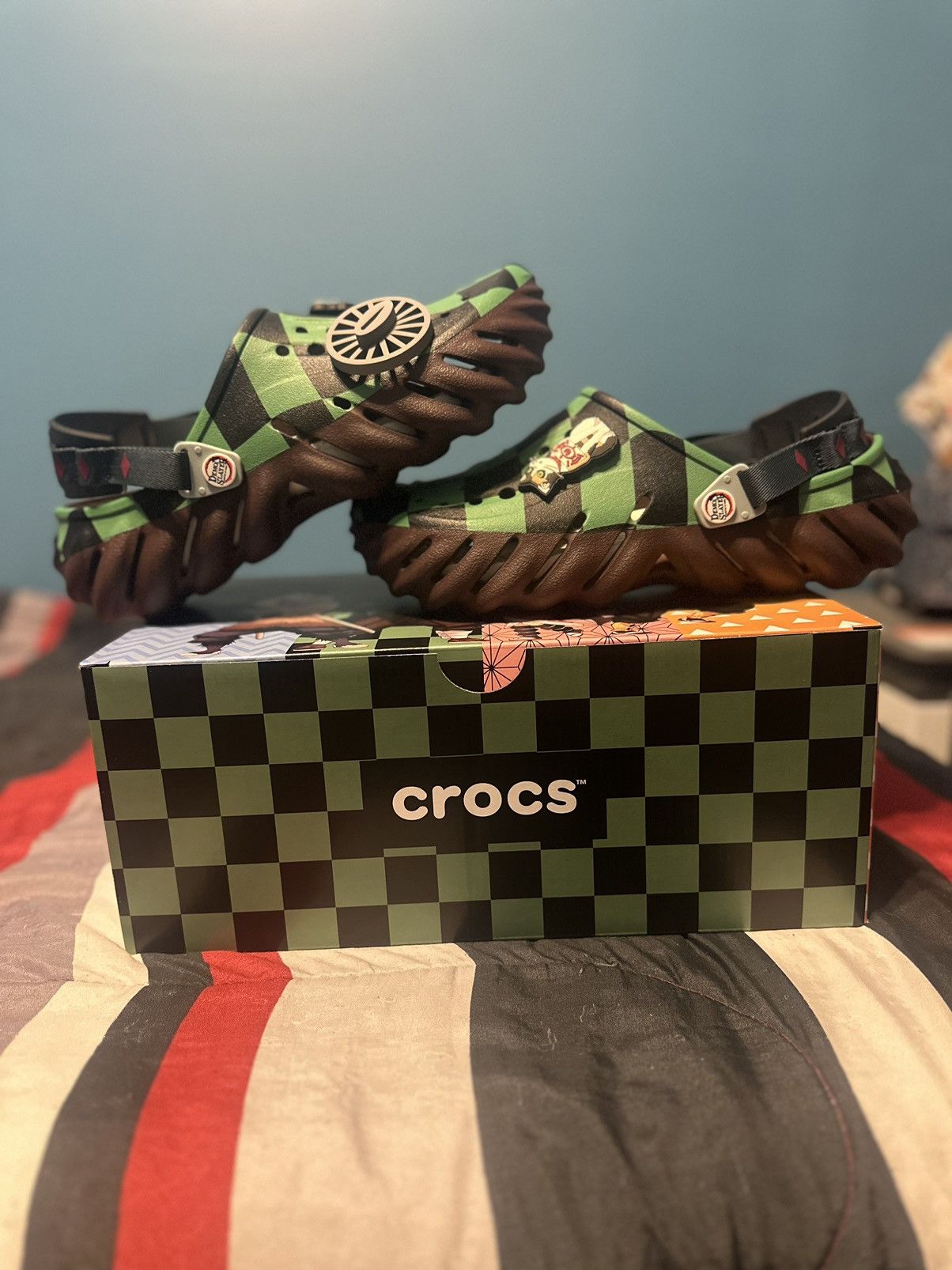 Crocs Demon Slayer X Crocs - Tanjiro Size 9 Men’s New With Box | Grailed