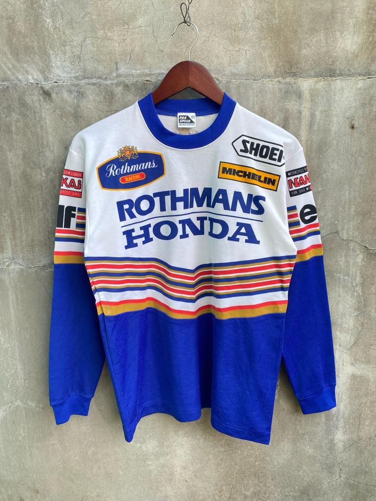 Honda × Vintage Vintage Rothmans Honda Long Sleeve Jersey | Grailed