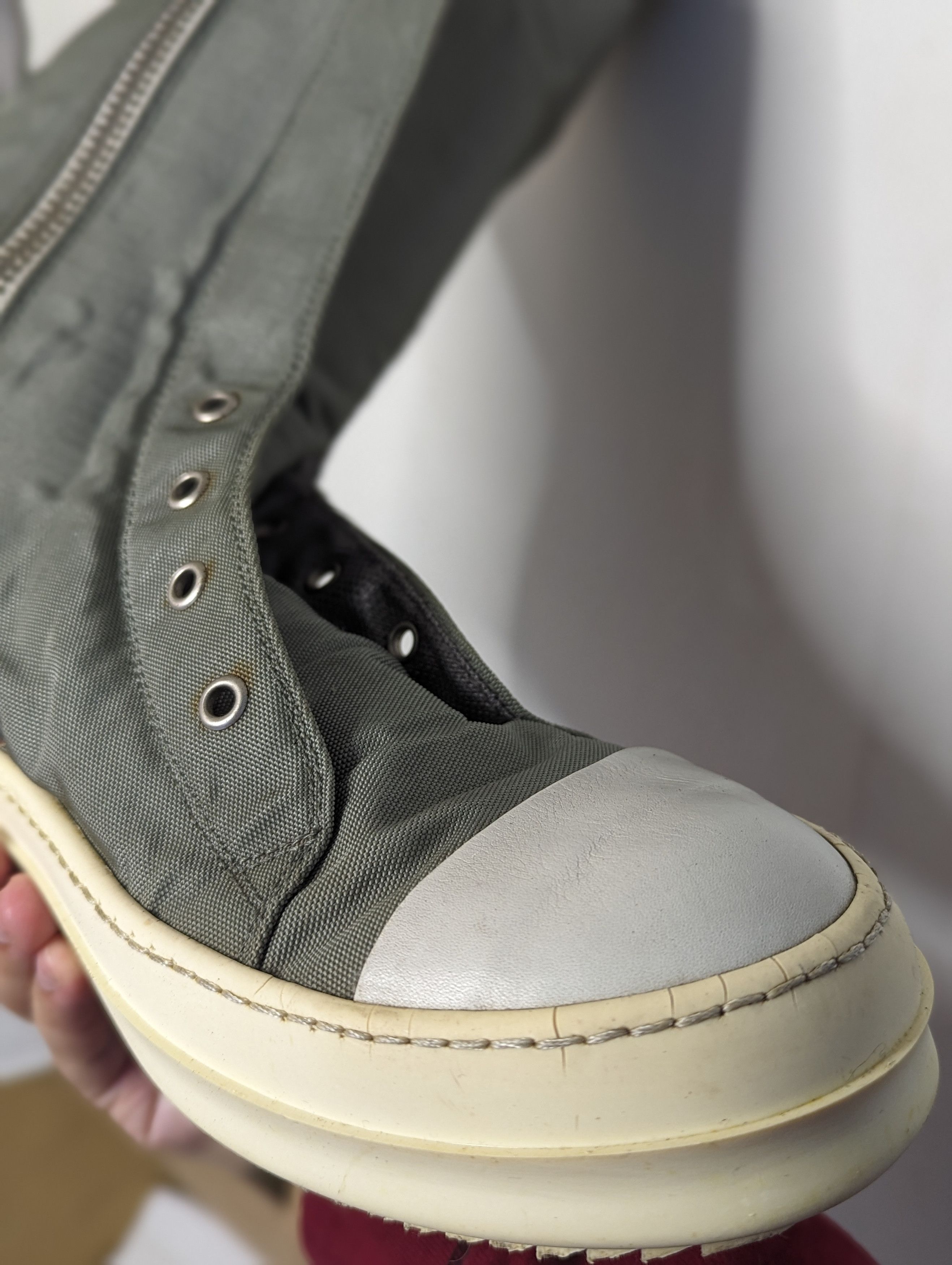 Rick Owens × Rick Owens Drkshdw Rick Owens DRKSHDW Laceless Ramones ...