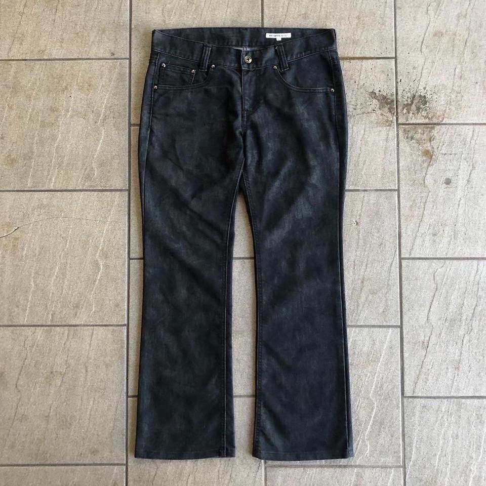 Semantic Design Semantic Design pattern denim flared/bootcut jeans Y2K ...