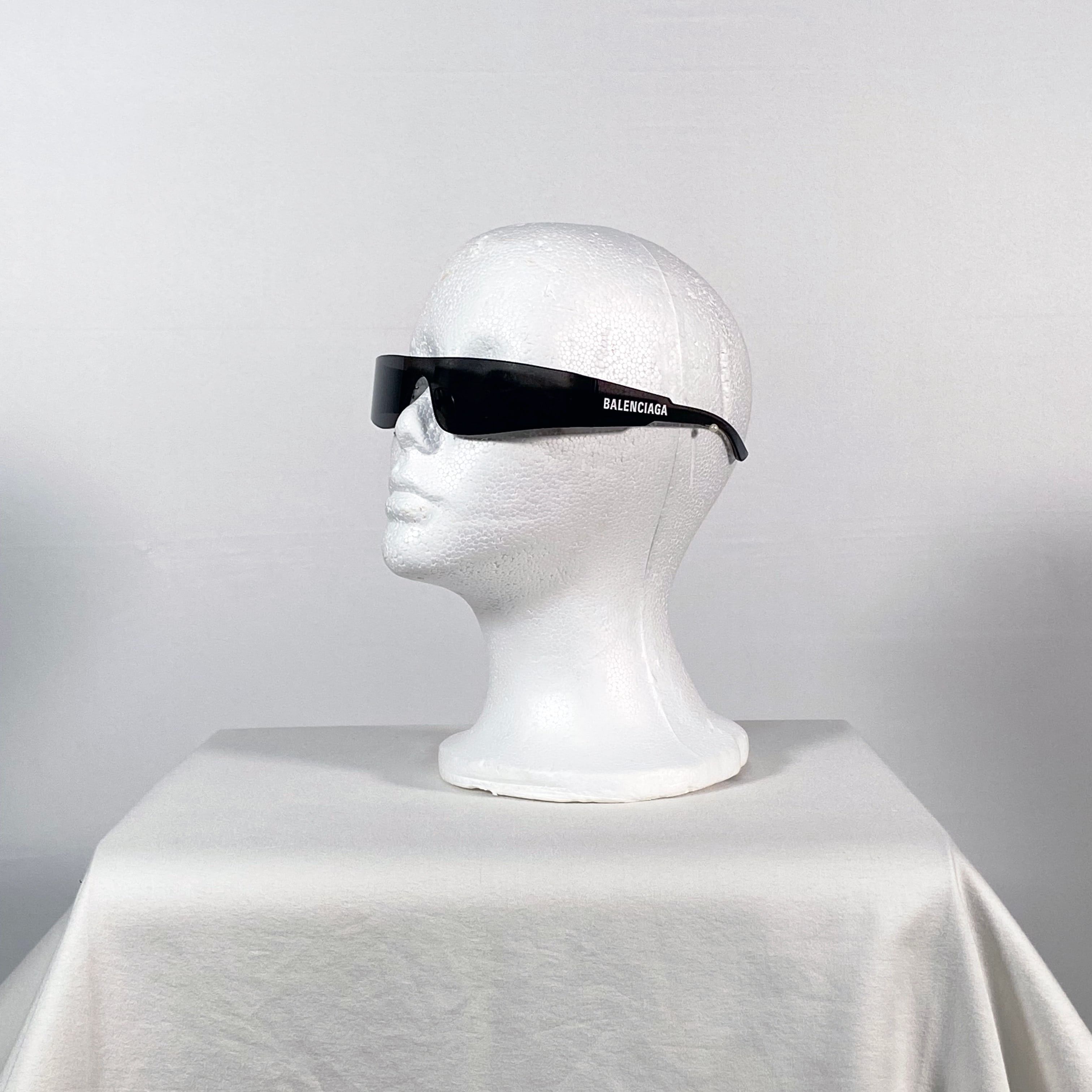 Balenciaga Mono Rectangle Sunglasses in Black MUST SELL | Grailed