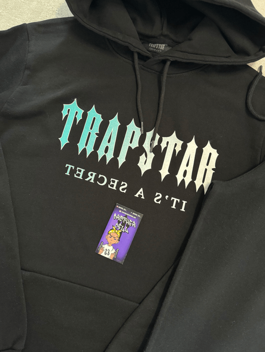 Trapstar London Trapstar Decoded Hooded Tracksuit - Black/Teal Gradient ...
