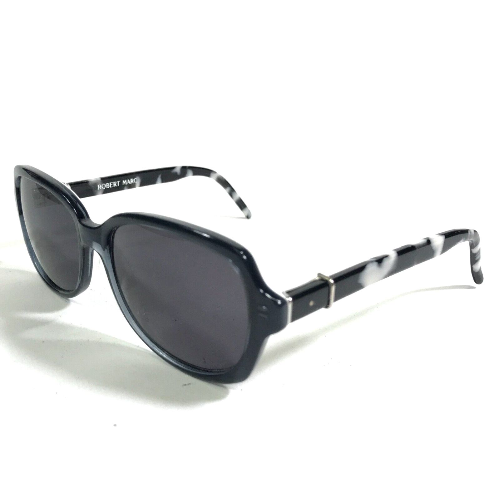 Frame Robert Marc Blue and White Tortoise Shell Eyeglasses with Black ...