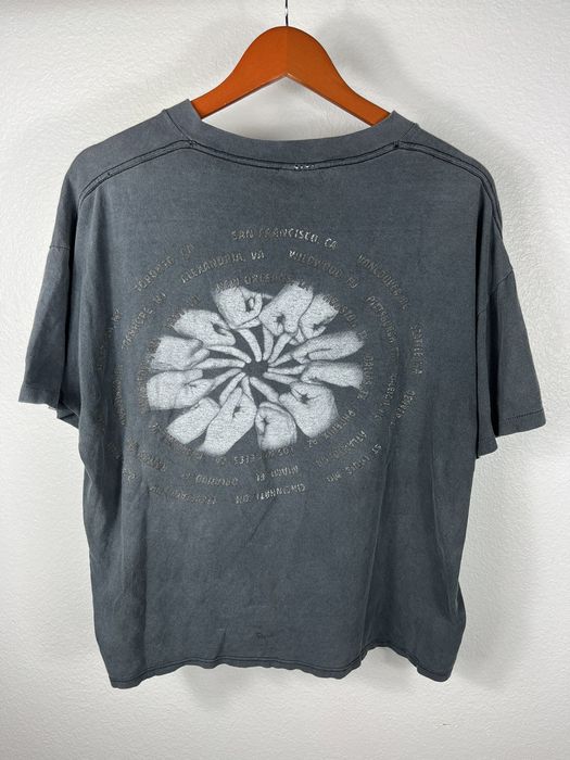 Vintage Vintage 1992 Soundgarden Badmotorfinger Middle Finger Shirt ...