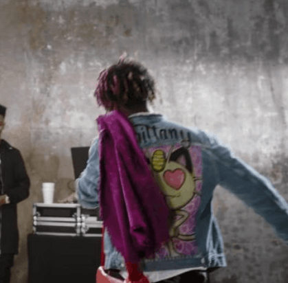 Streetwear Lil Uzi Vert Brittany Denim Jacket | Grailed