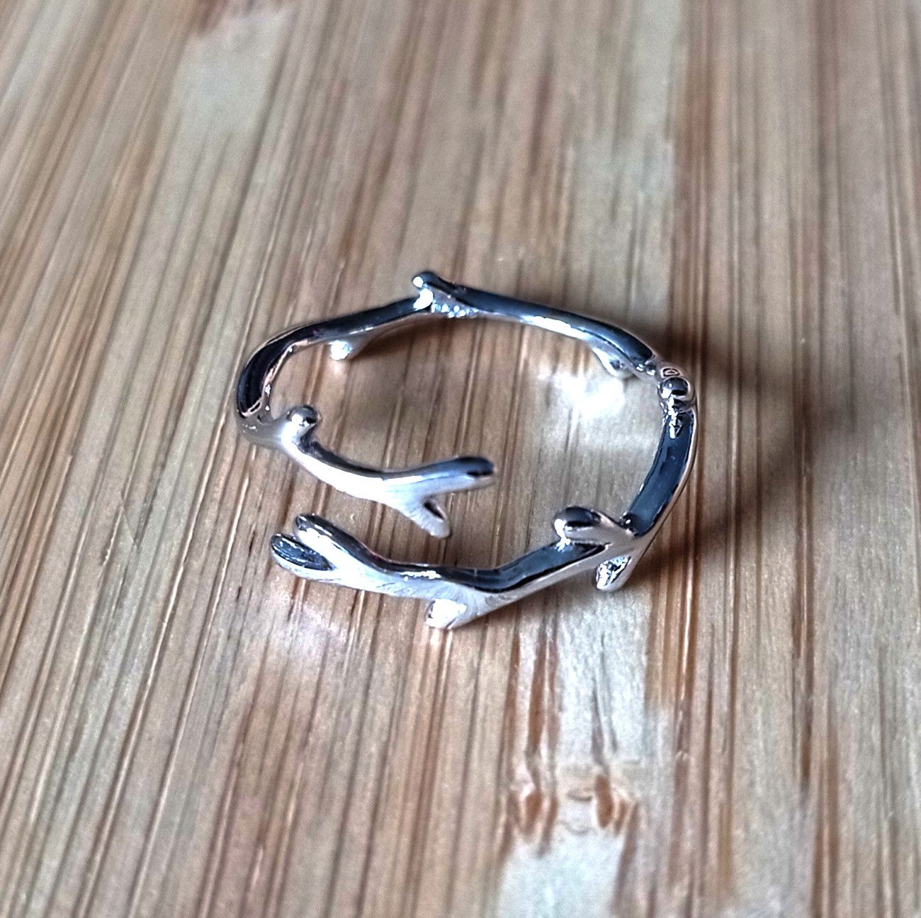 Designer × Silver × Vintage Punk Rock Tree of Life Tiny Silver Ring ...