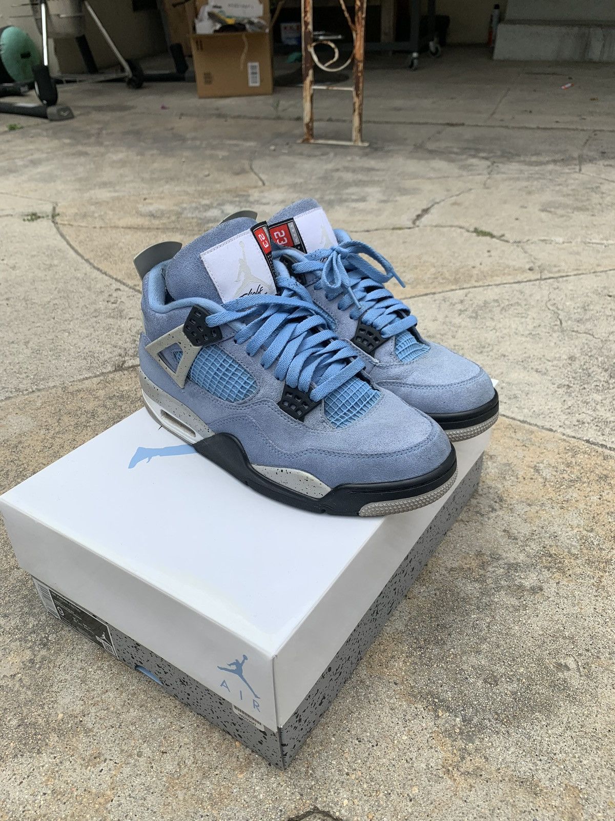 Jordan Brand × Nike Jordan 4 Retro University Blue / Black UNC | Grailed