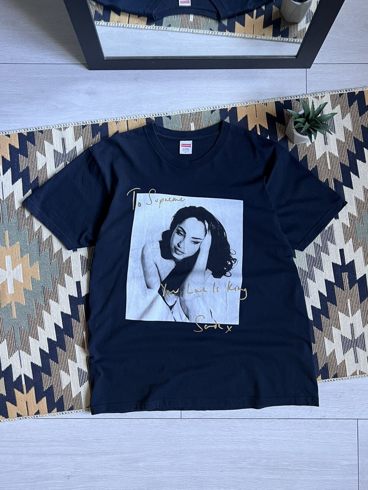 Supreme Supreme x Sade Your Love Is King SS17 Black T-shirt | Grailed
