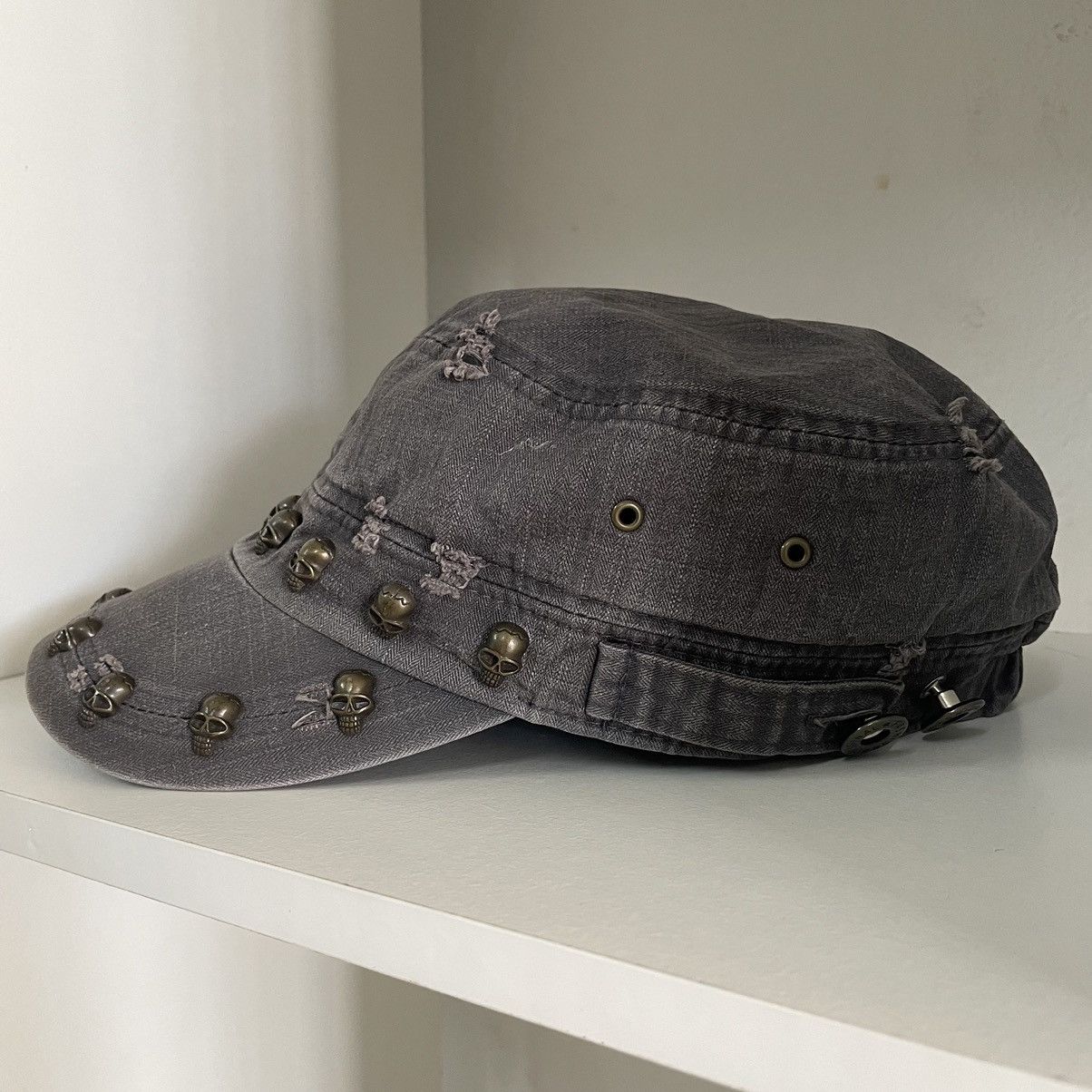 14th Addiction VINTAGE MAD PUNK GOTHIC GOA SKULL DISTRESSED FADED STYLE ...