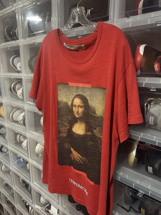 Off White Off White Red Mona Lisa Tee Grailed