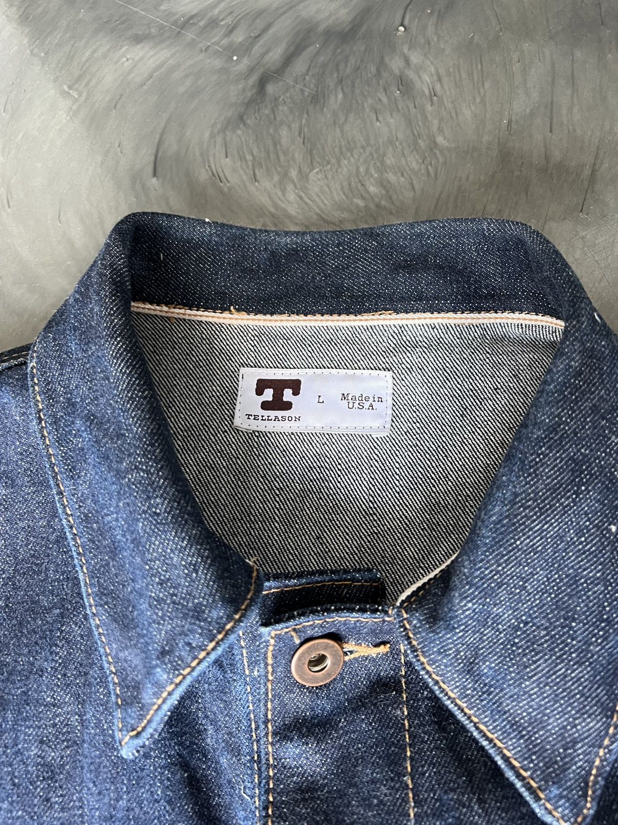 Tellason Tellason Multi-Pocket Selvage Denim Work Jacket | Grailed