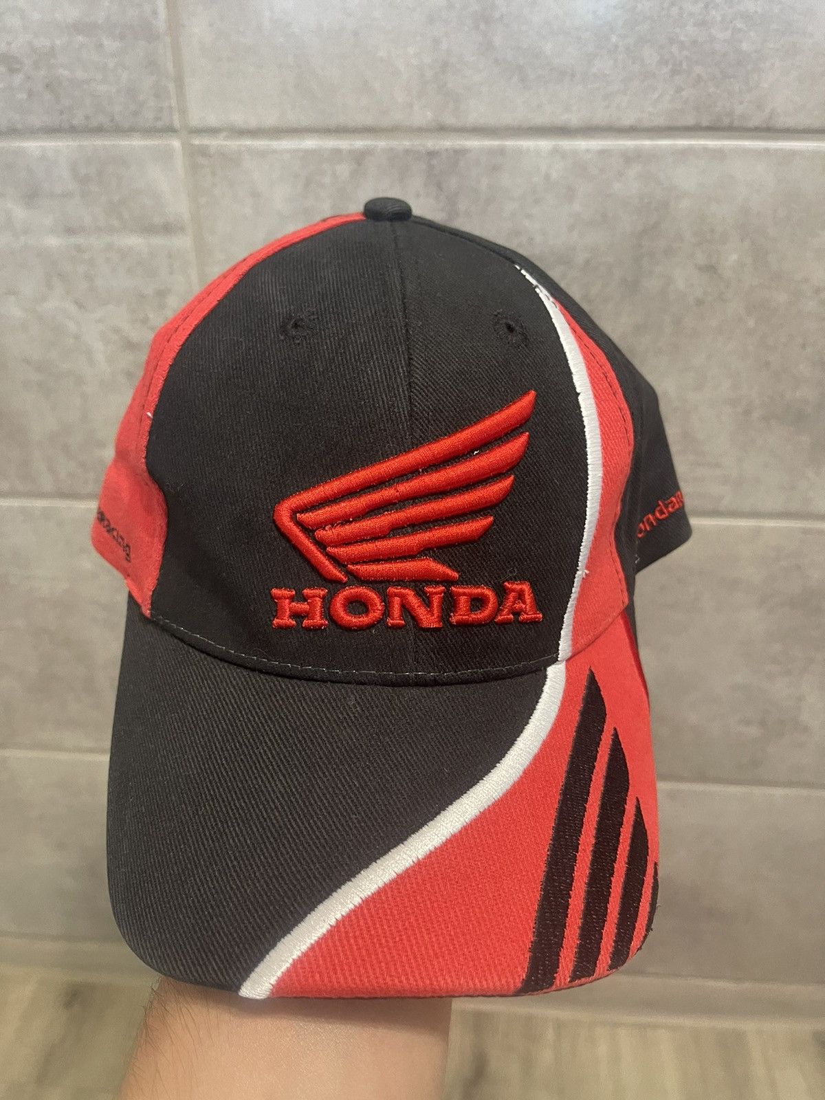 Honda HONDA RACING MOTOGP VINTAGE BIG LOGO EMBROIDERED CAP | Grailed
