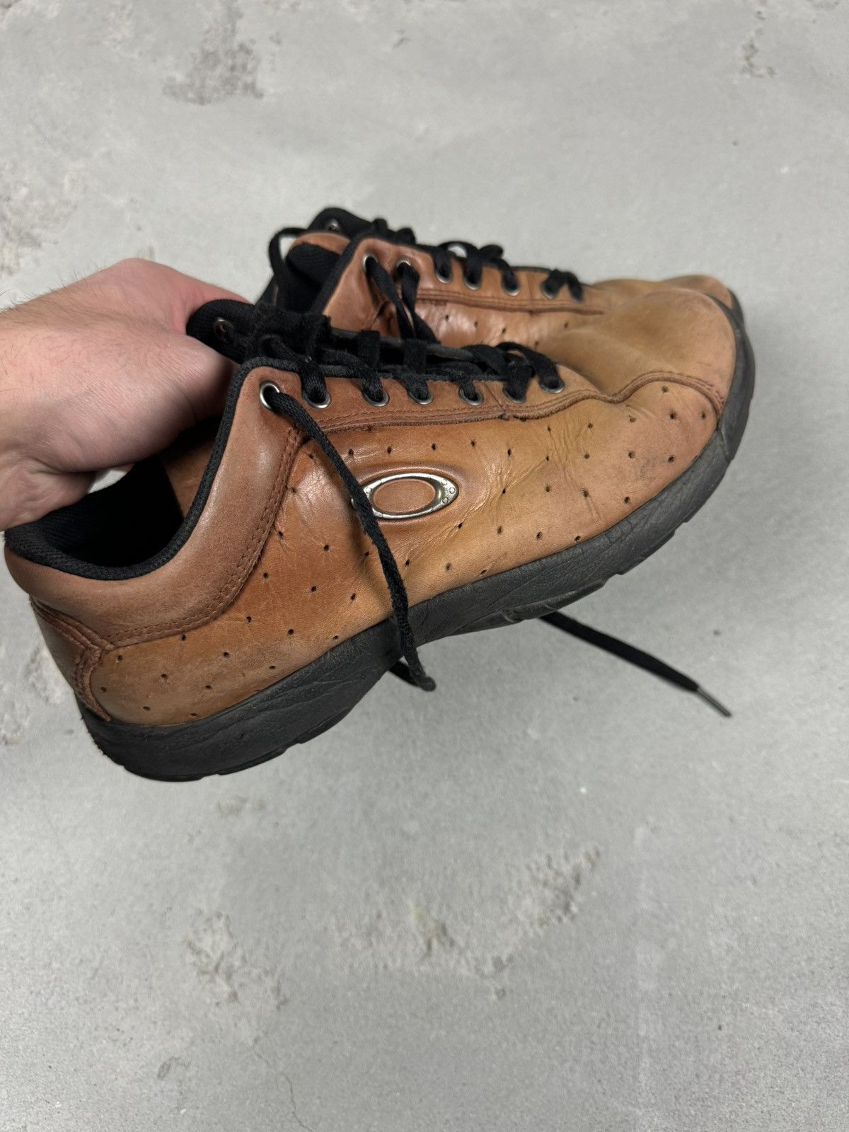 Oakley × Vintage Oakley leather vintage sneakers | Grailed