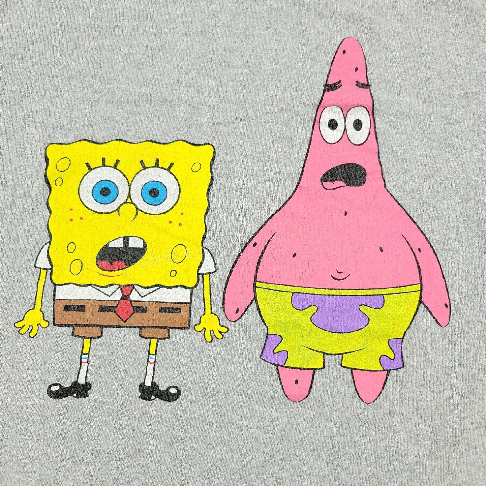 Nickelodeon SpongeBob SquarePants Shirt Men's Small Gray Nickelodeon ...