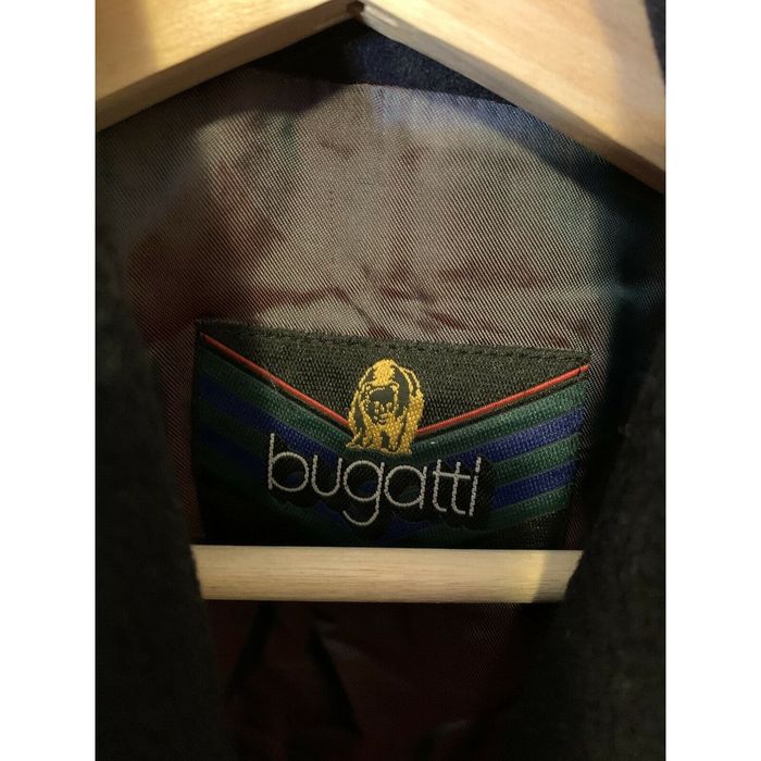 Bugatti BUGATTI Wool Overcoat Men’s Sz M German Sz 24 Black | Grailed