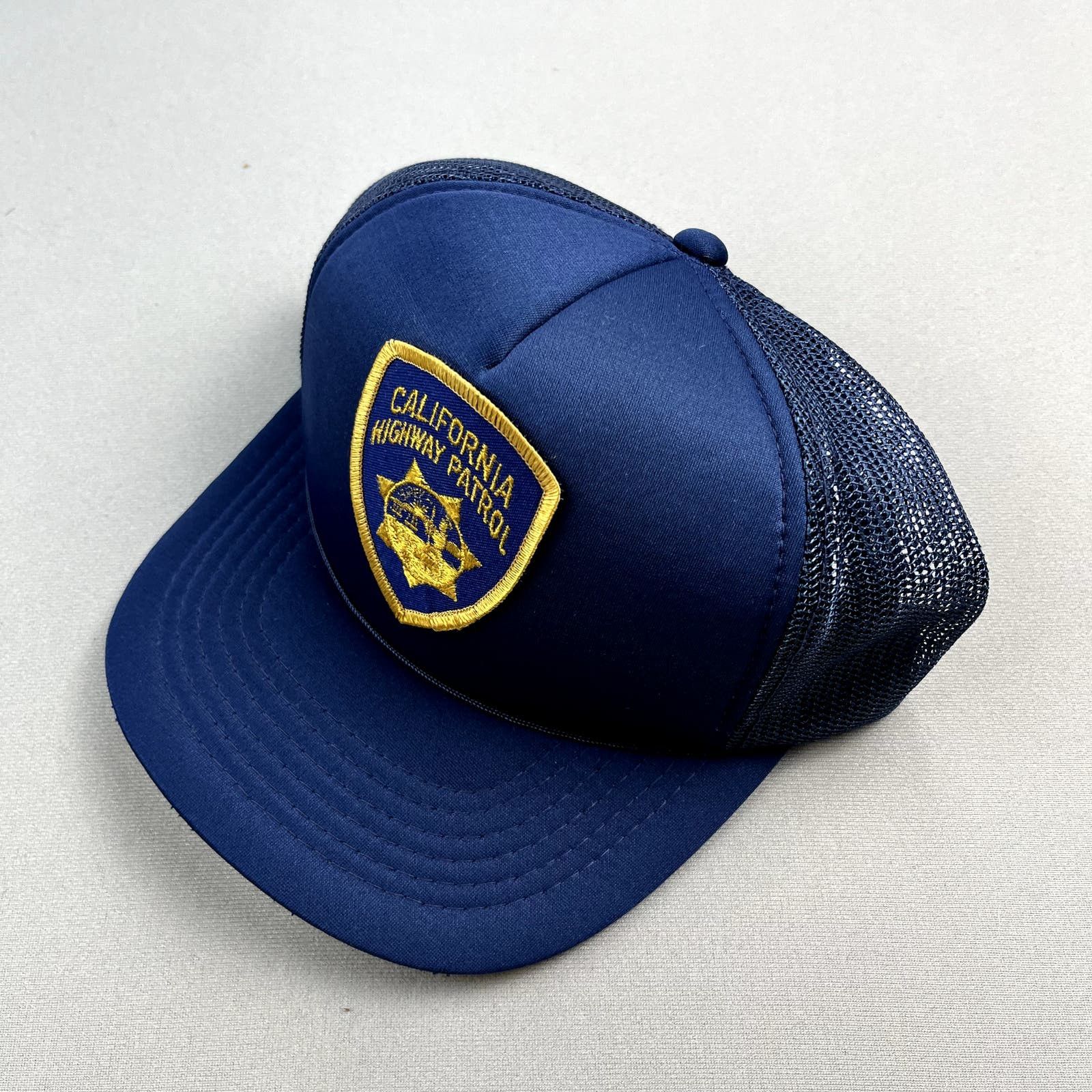 Vintage Vintage California Highway Patrol Hat Snapback Blue Police ...