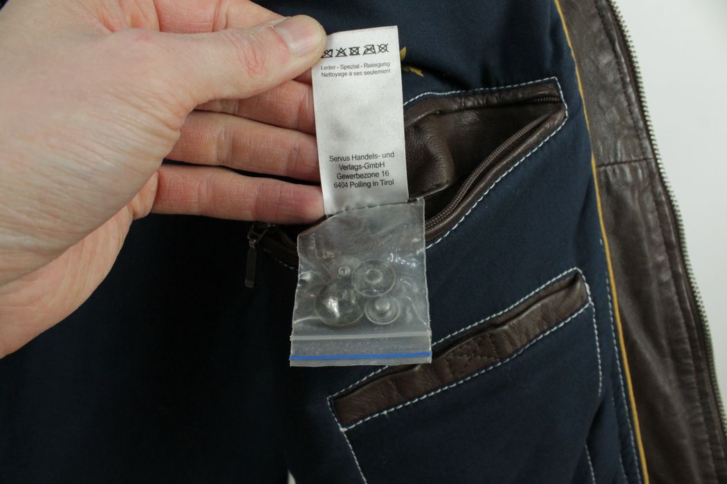 Genuine Leather Ross & Cole Brown Leather Jacket | Grailed