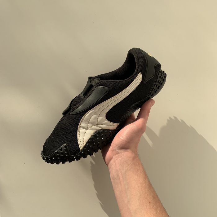 Vintage 2001 Puma Mostro Black Textile Sneakers | Grailed