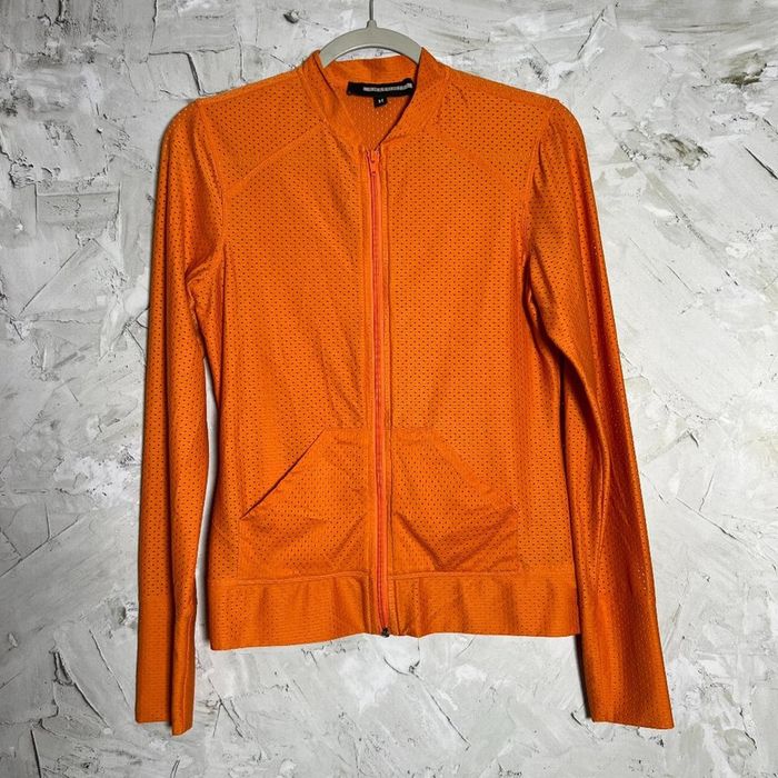 Anatomie Anatomie Lightweight Mesh Track Jacket Women M Orange Travel ...