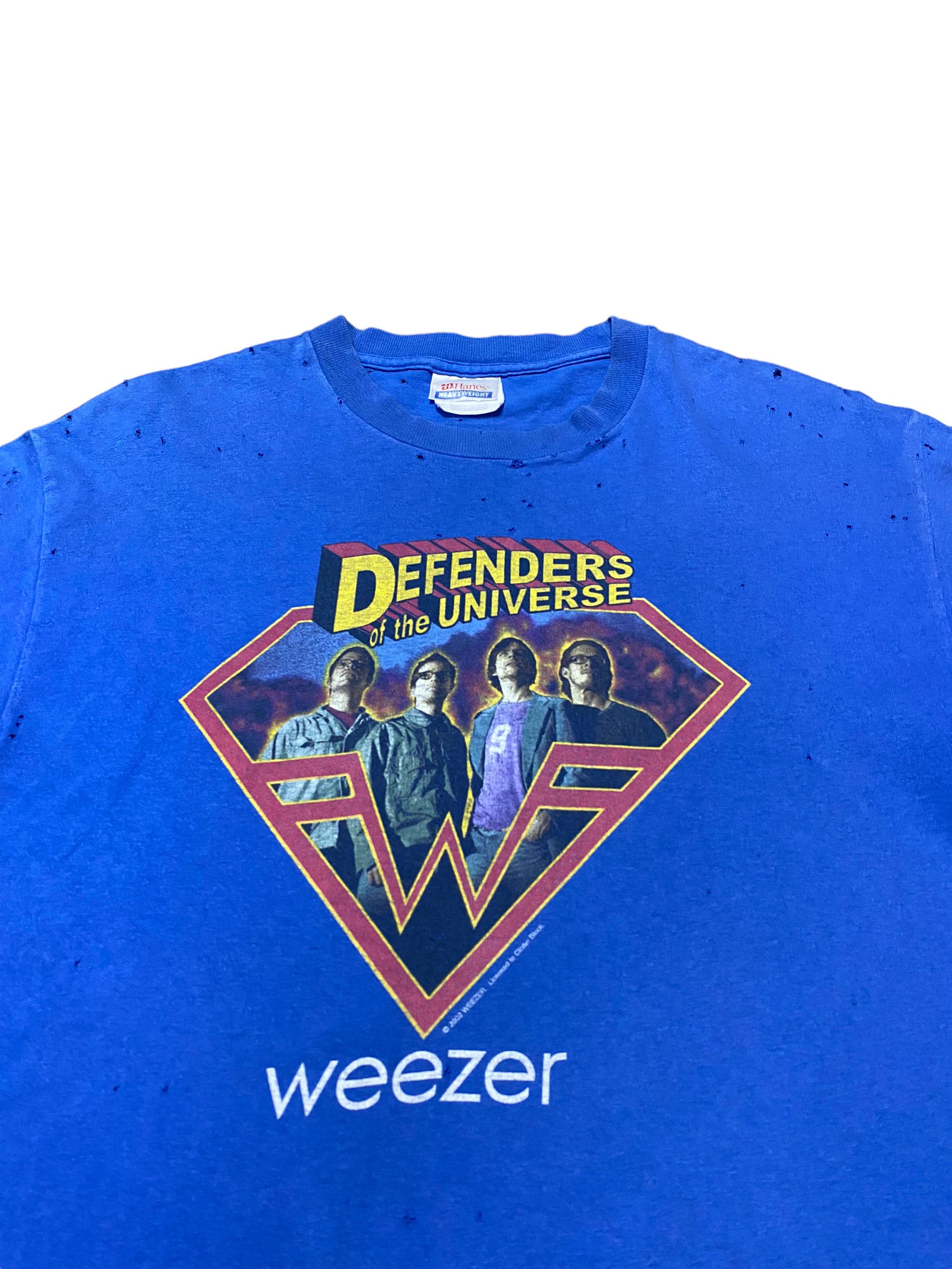 Band Tees × Vintage Vintage Weezer Defender Of The Universe Tee | Grailed