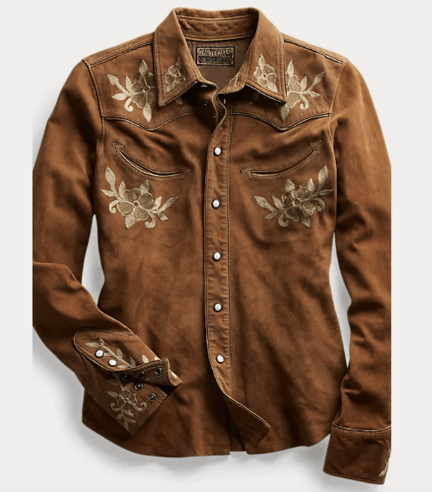 RRL Ralph Lauren RRL Ralph Lauren Limited Edition Suede button up shirt ...