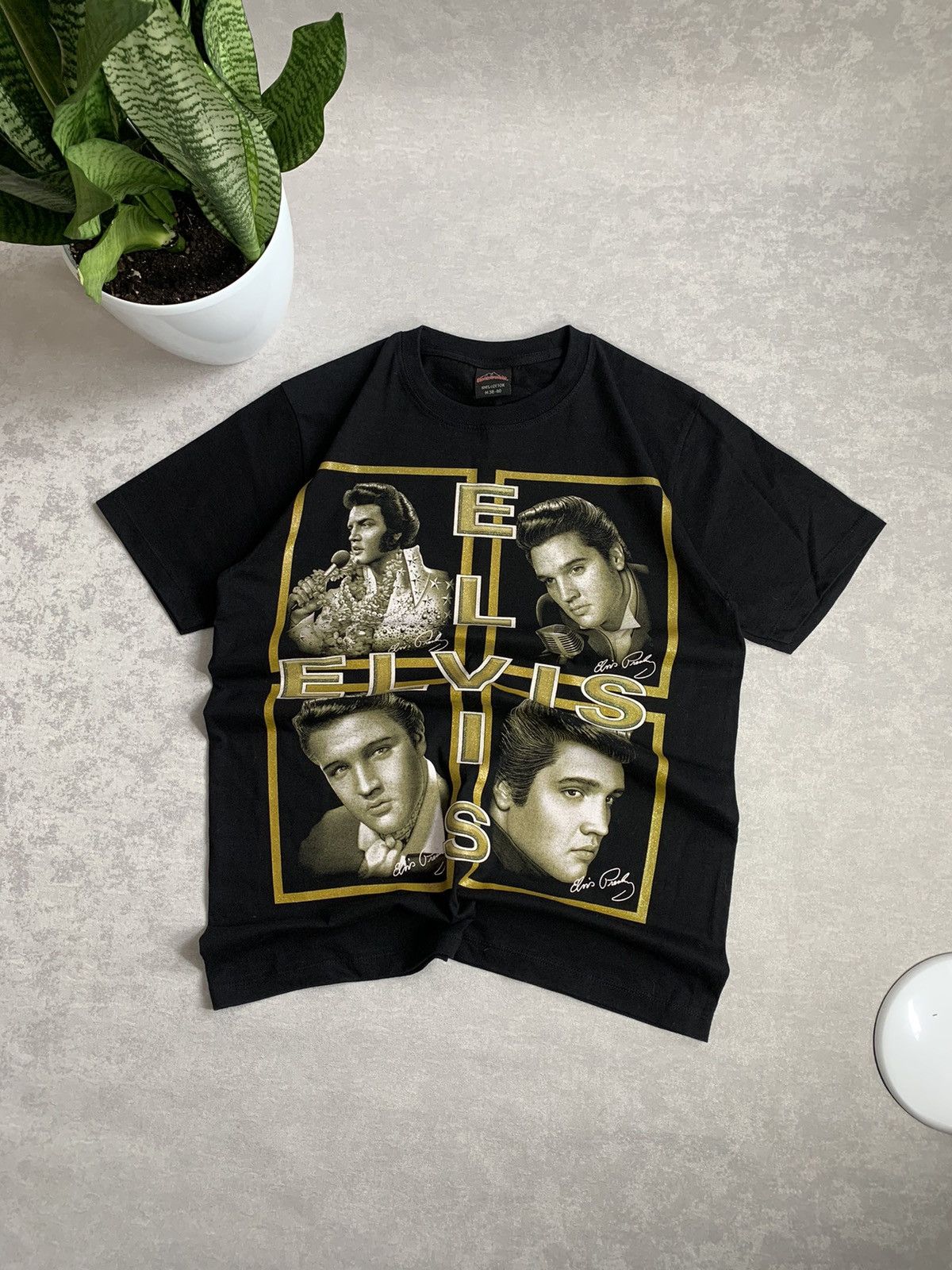 Rock Band × Rock T Shirt × Vintage Elvis Presley 90s Vintage tee Rock ...