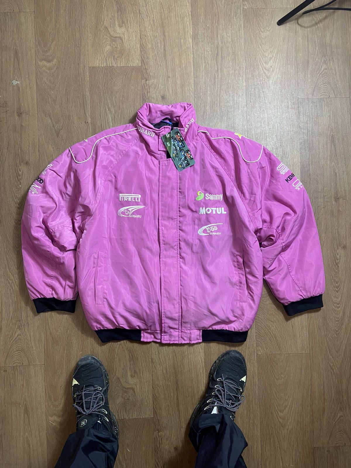 Japanese Brand × Racing × Streetwear SUBARU RACING Y2K JAPAN STYLE PINK ...