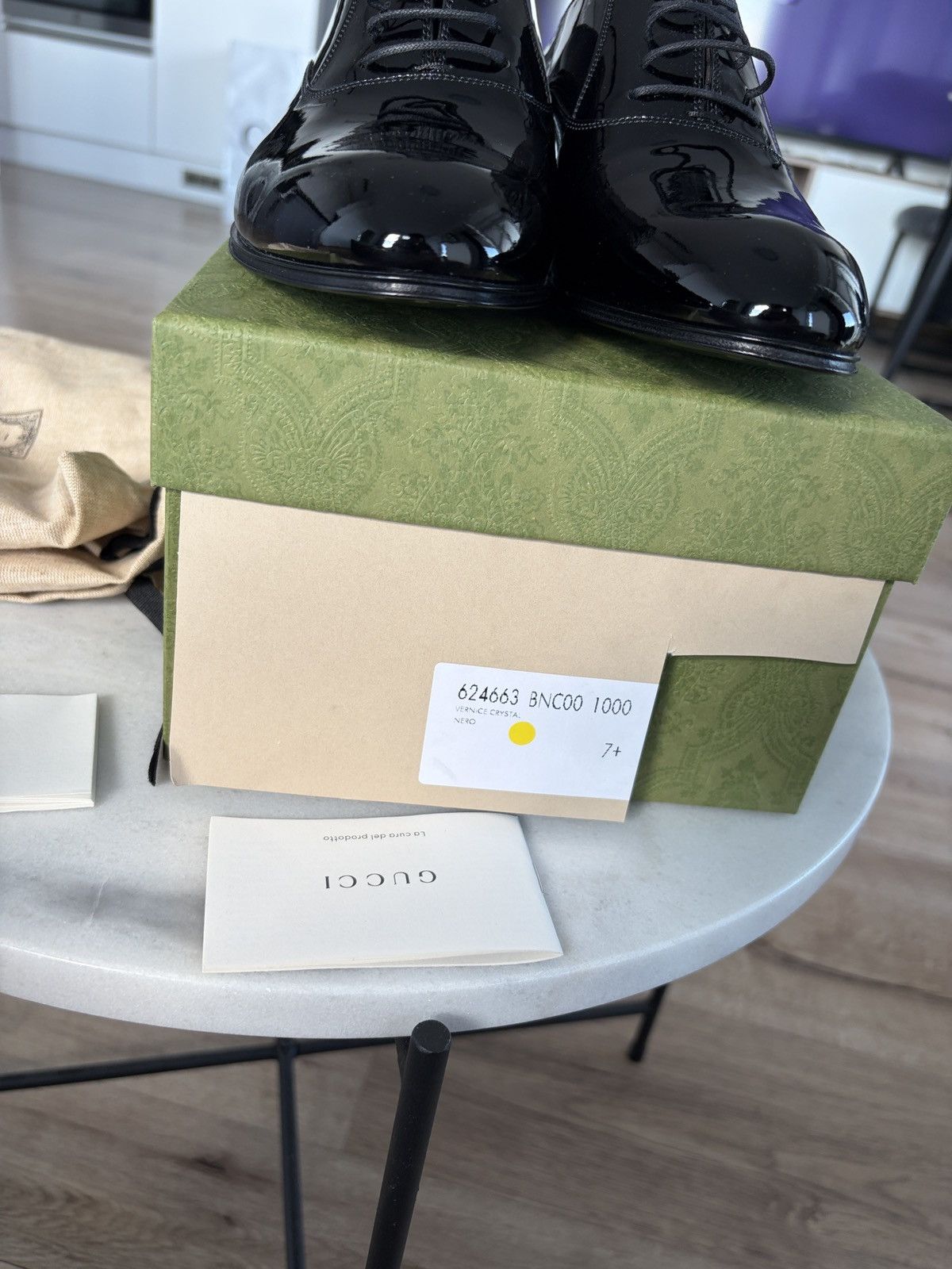 Gucci Gucci Worsh Patent Leather Lace-Up Shoes | Grailed