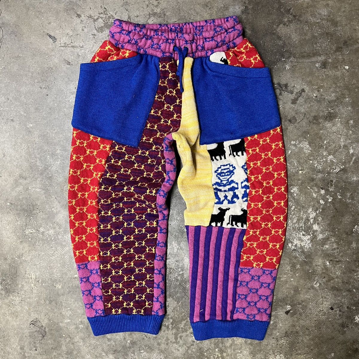Kidsuper Studios Kid Super SS20 Patchwork Sweatpants | Grailed