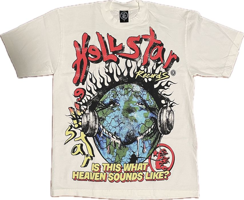 HELLSTAR Hellstar Records Heaven Sounds Earth T-Shirt | Grailed