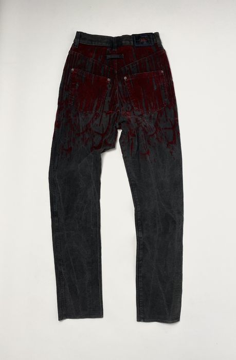 Vintage Jean Paul Gaultier Vampire Blood jeans | Grailed