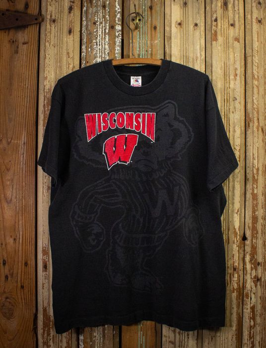 Vintage Vintage University of Wisconsin Graphic T Shirt 90s | Grailed
