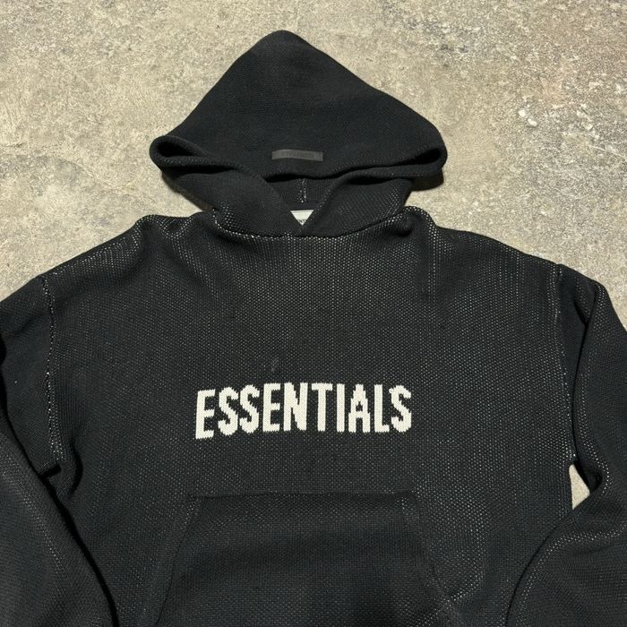 Essentials Fear of God Essentials Knit Hoodie | Grailed