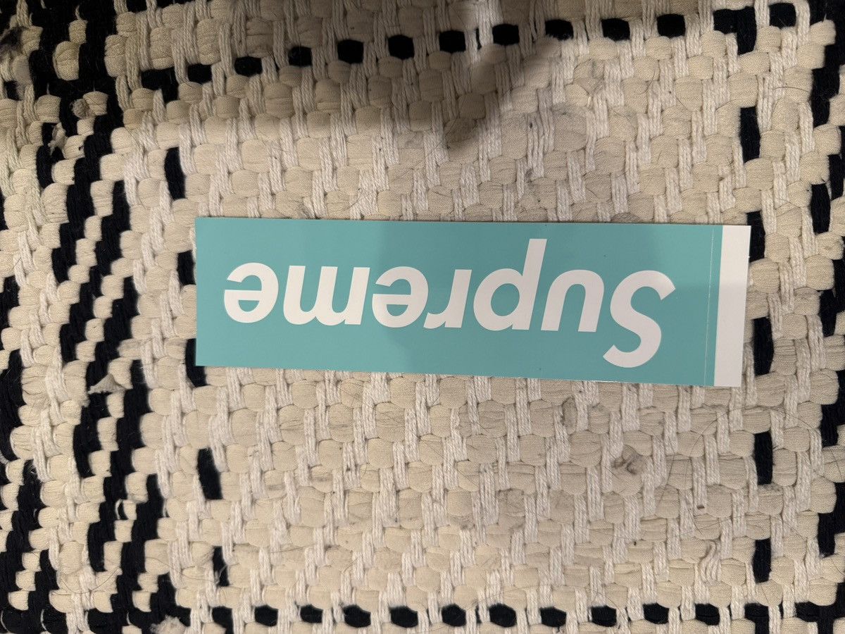 Supreme Tiffany Box Logo Sticker | Grailed