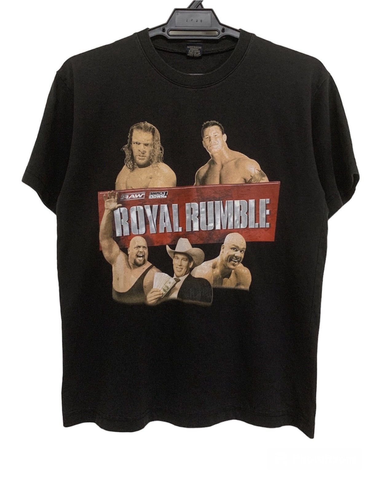 Vintage Vintage Wwe Smack Down Royal Rumble Triple H Kurt Angle Tee ...