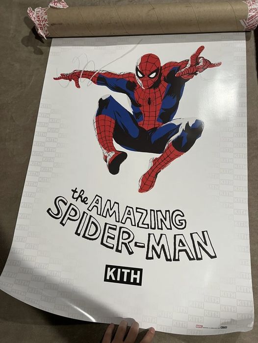 Kith RARE Kith x Amazing Spider-Man Poster | Grailed