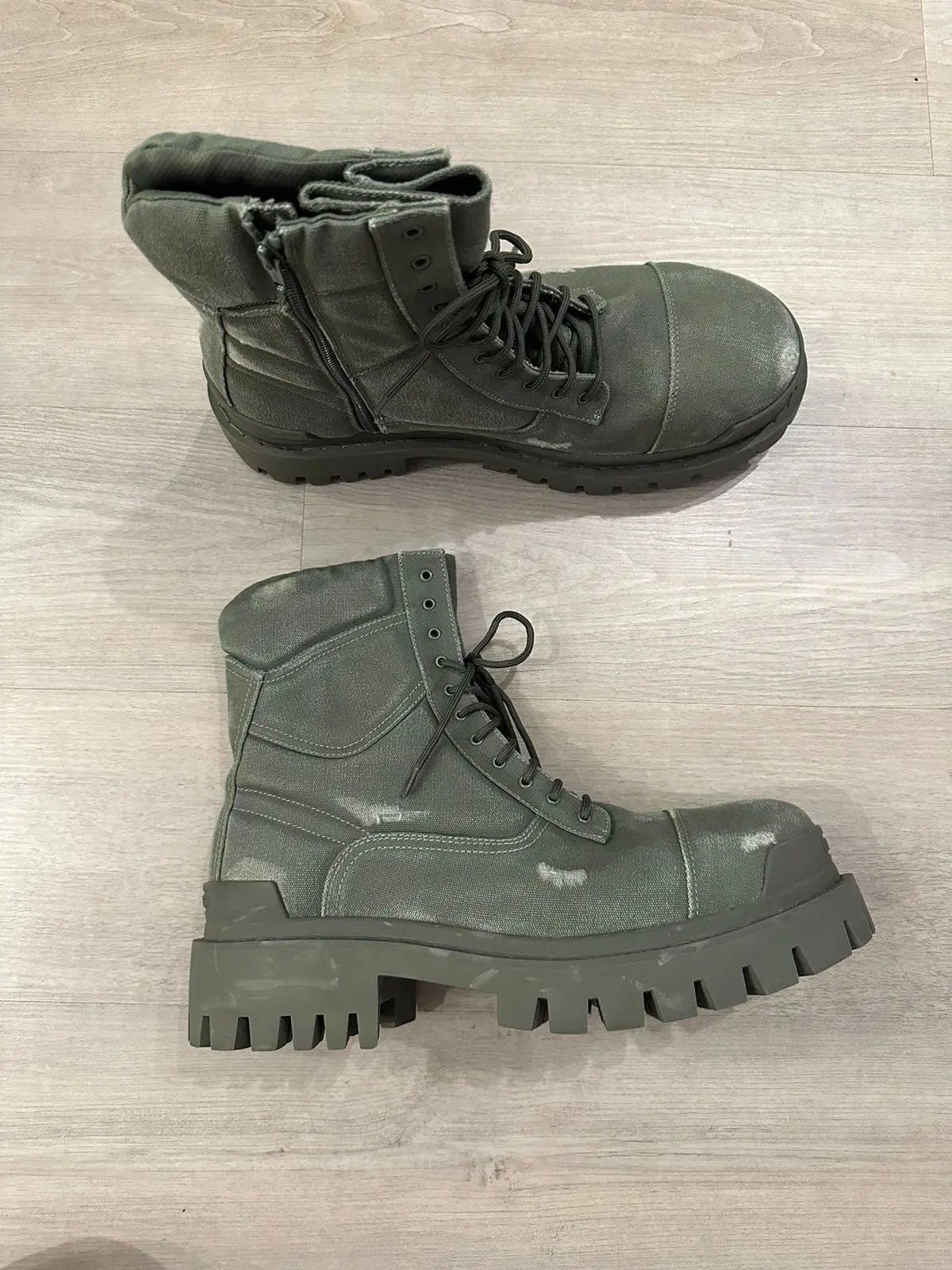 Balenciaga Balenciaga Combat Strike Boots | Grailed