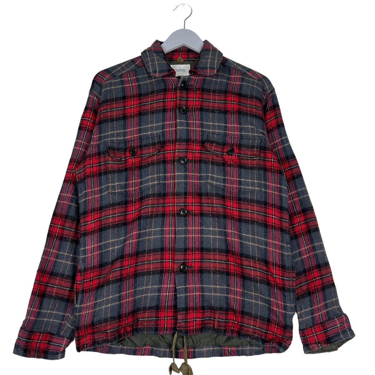 Shuttle Notes 🔥 SHUTTLE NOTES PLAID SHIRTS JACKET MADE IN JAPAN | Grailed