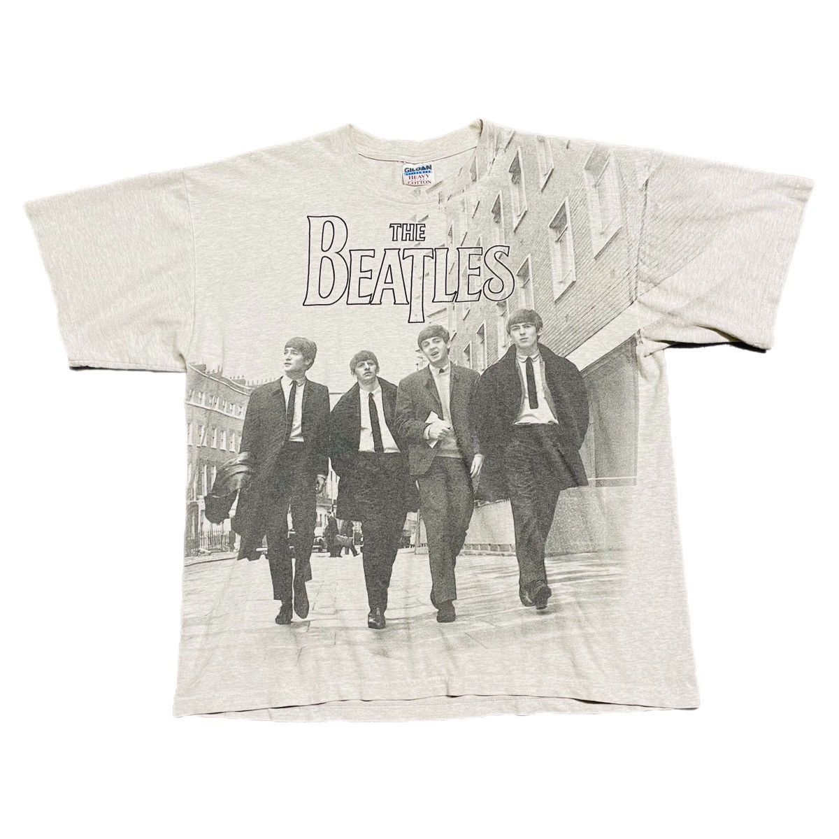Vintage Vintage 90s Beatles AOP Band T-Shirt | Grailed