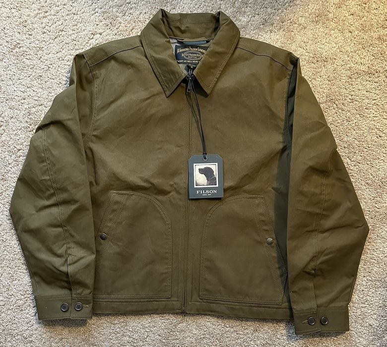 Filson Filson Ranger Crewman Jacket Dry Waxed OD M | Grailed