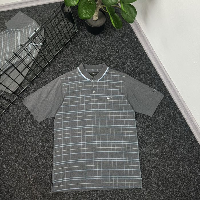 Nike Nike Tiger Woods Vintage Golf Polo Checkered Y2k Style | Grailed