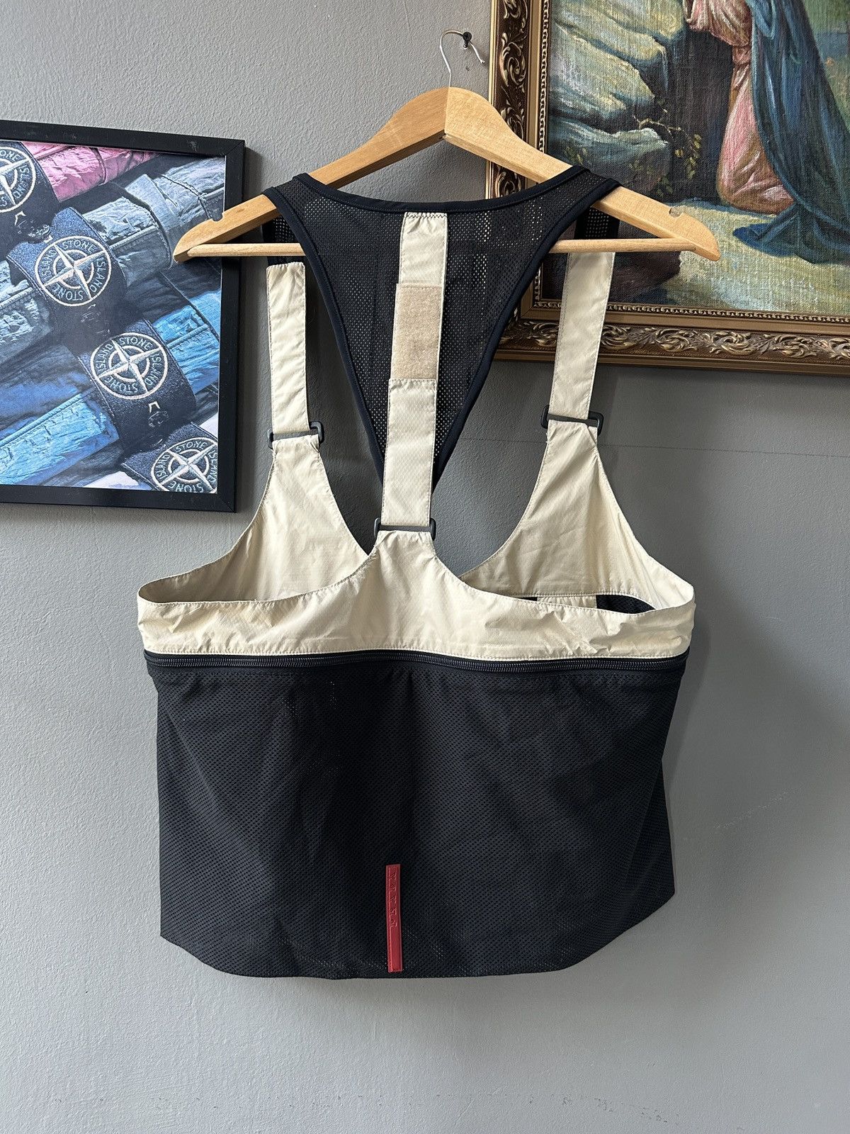 Archival Clothing × Prada Early 2000s Mesh Utility Vest Very Rare Model ...
