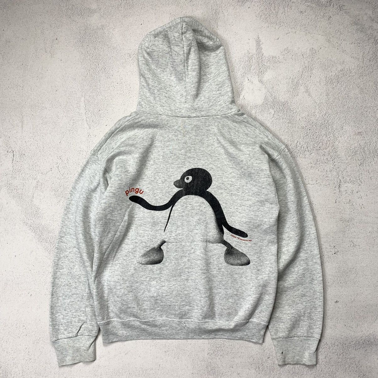 Cartoon Network × Vintage Vintage Pingu 1995 Hoodie Children Television ...