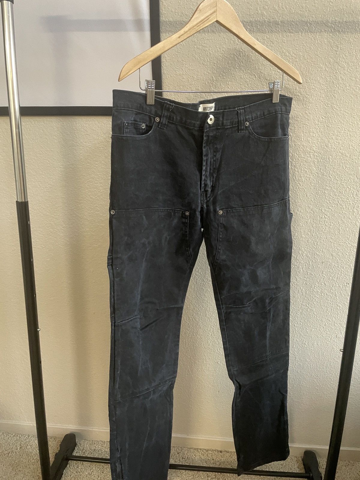 Mintcrew MINTCREW Washed Black Carpenter Pant | Grailed