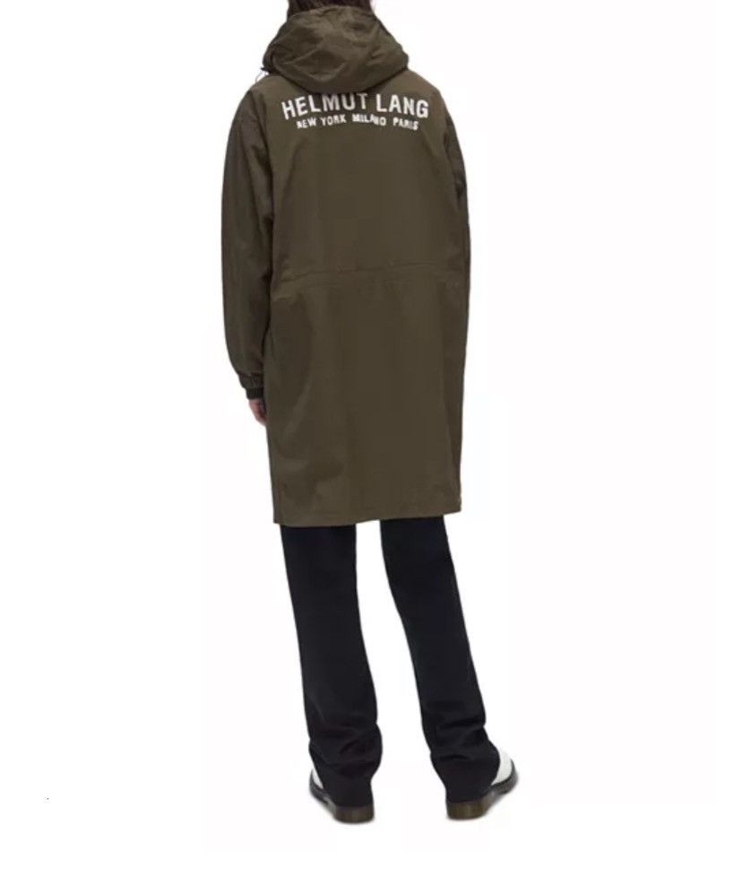 Helmut Lang HELMUT LANG LOGO TECH LONG JACKET | Grailed