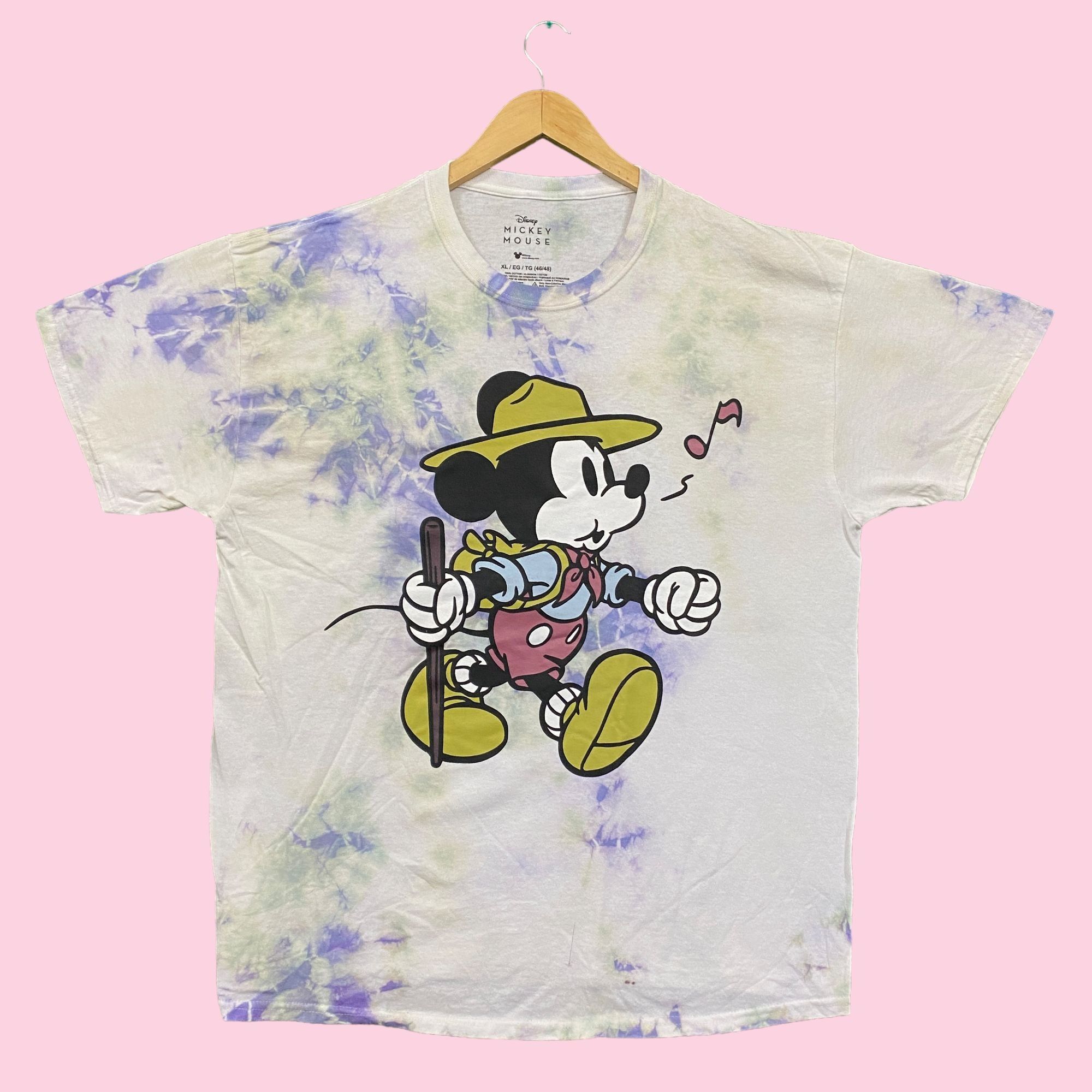 Mickey Mouse Disney Mickey Mouse Park Ranger Tie Dye Tee XL | Grailed