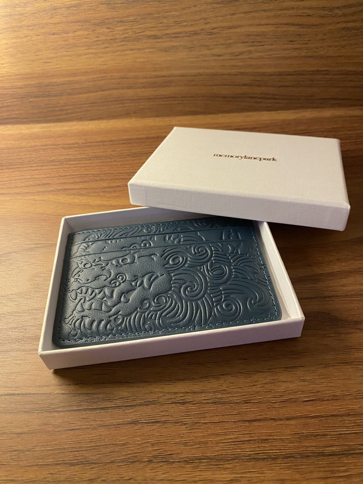 Streetwear Memory Lane Park Card Holder (Blue) | Grailed