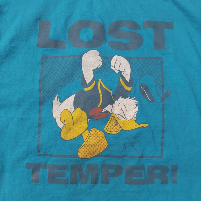 Disney Disney Shirt Mens XL Donald Duck Lost Temper Short Sleeve | Grailed