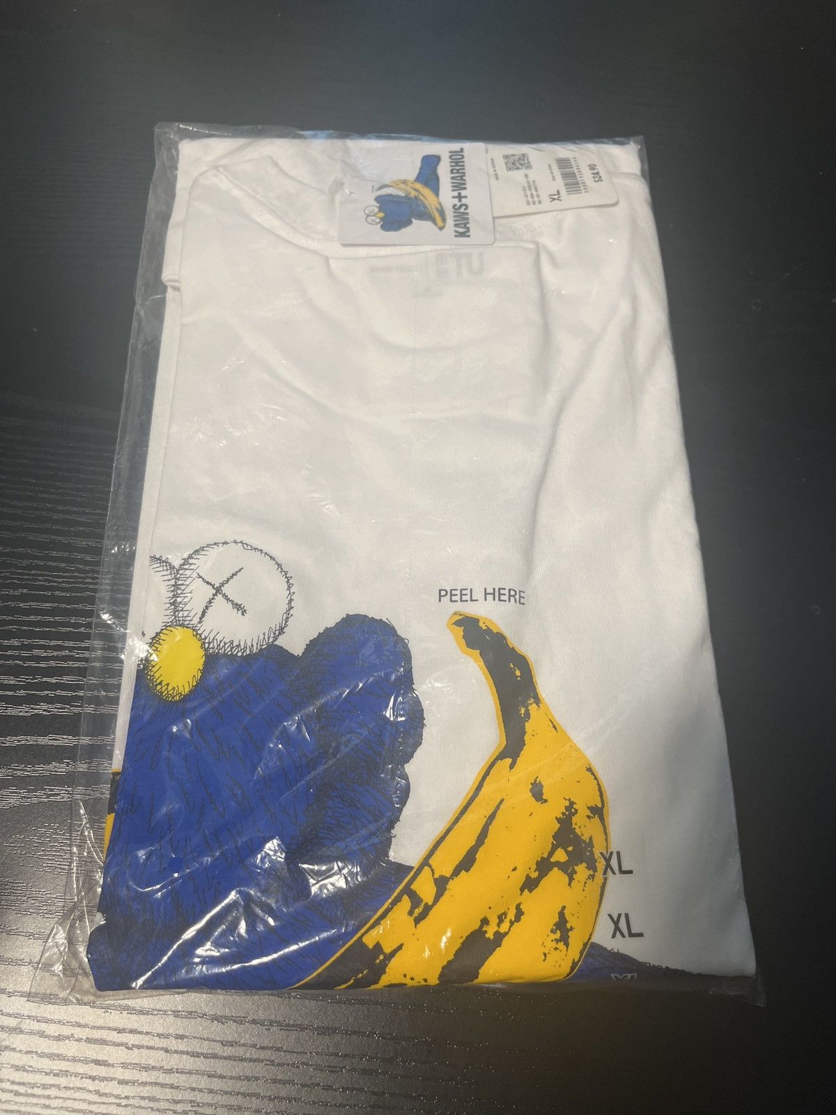 Kaws Kaws Warhol banana tee | Grailed